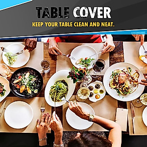 PerkHomy 36" x 2,400" (200') Brown Kraft Paper Roll for Craft Bulletin Board Paper Kids Art Table Covering Crafting Gift Wrapping Bouquet Packing Parcel 70GSM 50LB (Brown, 36" x 200')