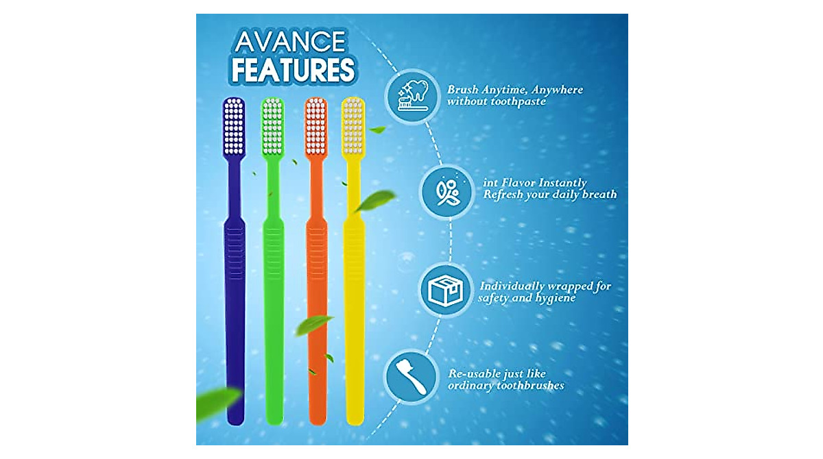 Prepasted Toothbrush Individually Wrapped - Travel Ready Bulk