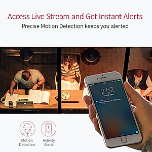 YI Home Security Camera, 1080p 2.4G WiFi IP Indoor Surveillance Camera with Night Vision, Motion Detection, Phone App, Pet Cat Dog Cam Works with Alexa and Google Assistance