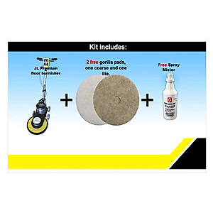 JaniLink Premium 20" High Speed Burnisher 2000 RPM Kit- pads & spray mister