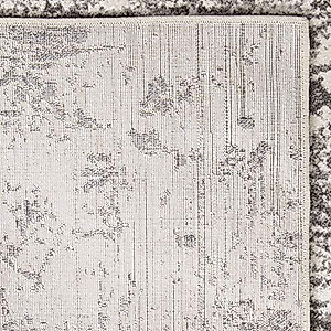 My Texas House Illusions The State House Natural Off White Area Rug, 5'3" x 7'6"