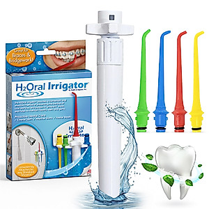 H2Oral Irrigator Dental Care System | Advanced Shower Water Flosser for Healthy Gums and Teeth | Experience Superior Dental Hygiene at Home | Made in U.S.A.