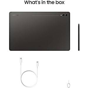 SAMSUNG Galaxy Tab S9 Ultra WiFi ONLY Factory Unlocked Tablet SM-X910NZA 14.6 Inch, Android Including S Pen US Version 2023 (Grey, 12GB+256GB),(SM-X910NZAAEUB)