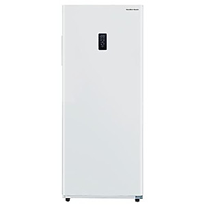 Hamilton Beach HZ8971 17 cu ft Upright Convertible Fridge/Freezer-Frost Free-Reversible Door-Removable Glass Shelves-LED Interior Light, White