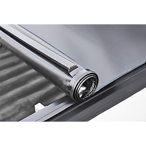 Xcover Soft Locking Roll Up Truck Bed Tonneau Cover, Compatible with 2004-2014 Ford F150, 2006-2014 Lincoln Mark LT Pickup 5.5 Ft Bed