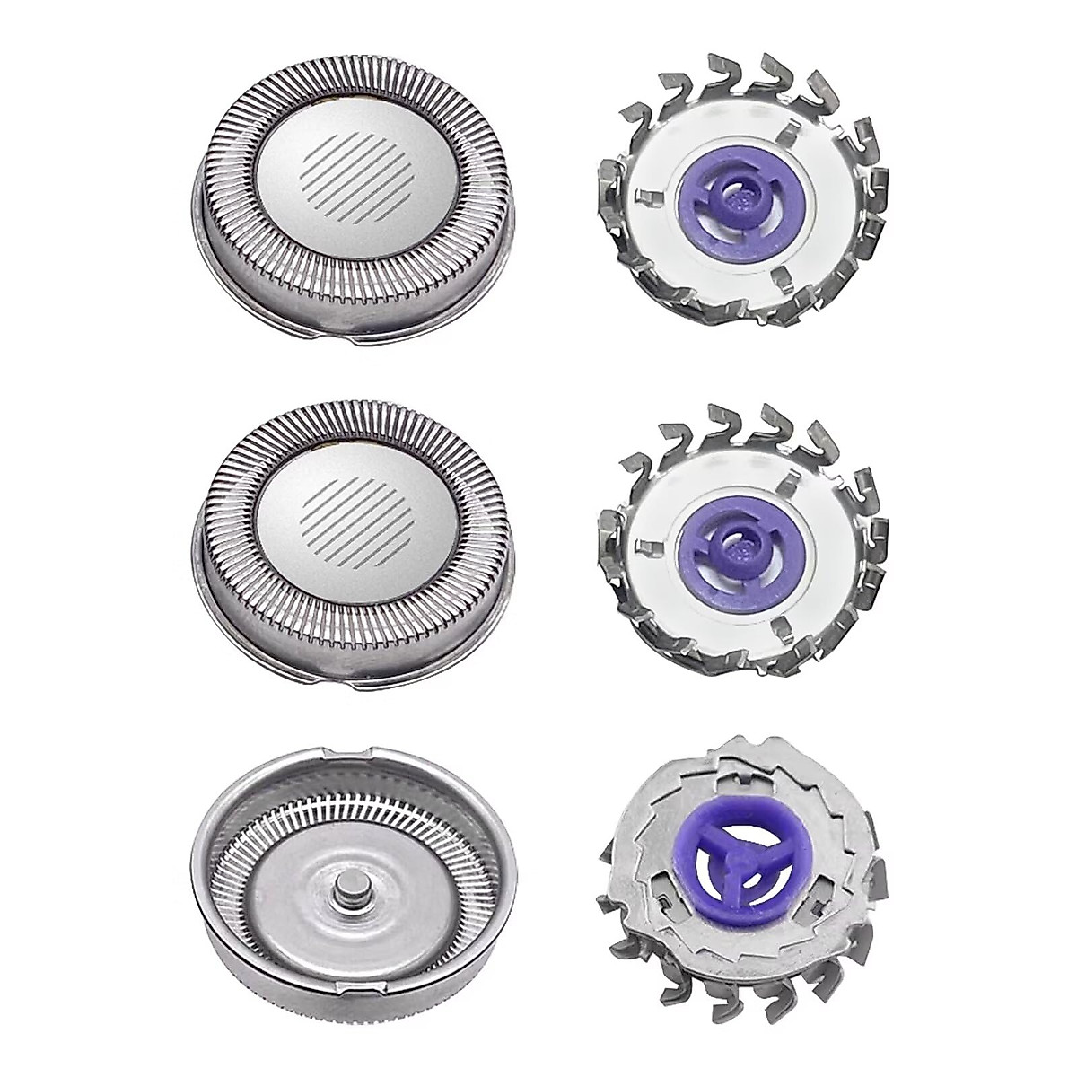 GSParts 3 x Shaver Heads Blade Cutter for Philips Norelco 3601X 3405LC 5625X 5812XL HQ40