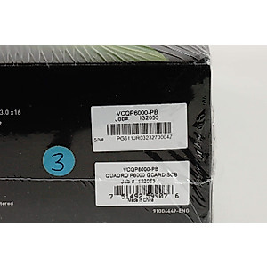 PNY NVIDIA Quadro P6000 VCQP6000-PB 24GB 384-bit GDDR5X PCI Video Cards