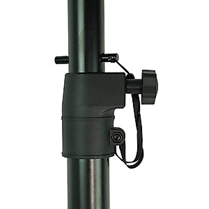 Rockville RSPAT M20 Threaded Subwoofer to Speaker Pole Mount Adjustable Stand