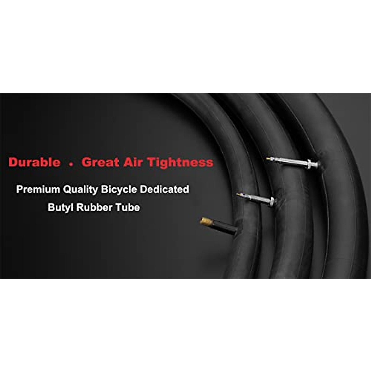 2 Pack 26x1.9/2.125 Bike Inner Tube with Tire Levers and Rim Strips 26 Inch, 26 Bike Tire Tubes Compatible with 26x1.9 26x1.95 26x2.0 26x2.125 Bicycle Tire Tyre Tubes Schrader Valve
