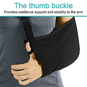 Arm Sling for Shoulder Injury by Support Brace for Women and Men, Wrist and Elbow Surgery with Adjustable Padded Arm Support Straps Postoperation Recovery Belt