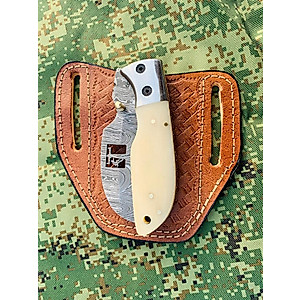 CHK Beautiful Handmade Hawkbil Folding with lineman blade