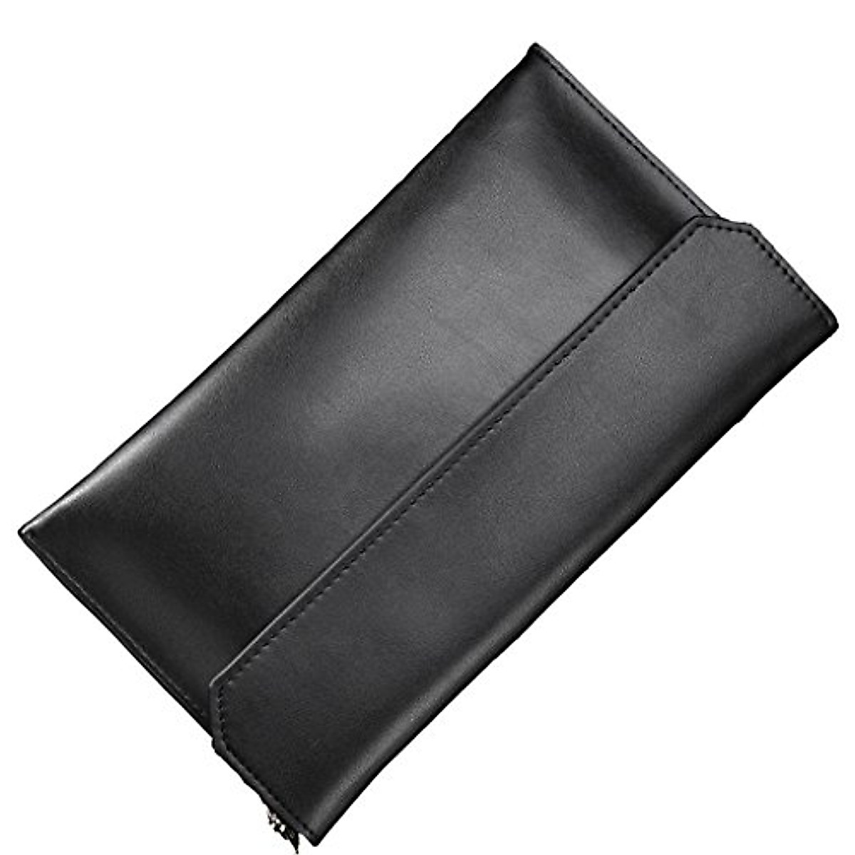 Covelin Women's Wristlet Clutch Handbag Genuine Leather Envelope Evening Shoulder Bags Black