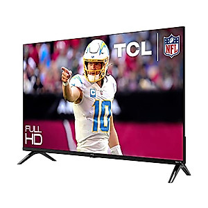 TCL 32-Inch Class S3 1080p LED Smart TV with Roku TV (32S350R, 2023 Model), Compatible with Alexa, Google Assistant, and Apple HomeKit Compatibility, Streaming FHD Television,Black