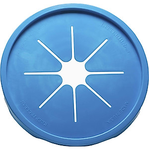 LitterBin Bucket Trash Lid - Blue