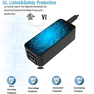 24V AC Charger Fit for Samsung HW-Q6CT HW-Q67CT HW-T60C HW-T60M HW-T510 HW-T550 HW-S40T HW-R60M HW-T45C Q T Series Soundbar Power Supply Adapter Cord