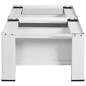 Double Washing and Drying Machine Pedestal with Pull-out Shelves Base Stand Stacking Kit Shelf Dryer Mini Refrigerator Cabinet Stackable Kit Utility Room, Washing Room With Drawer 50"x21.5"x12.8"