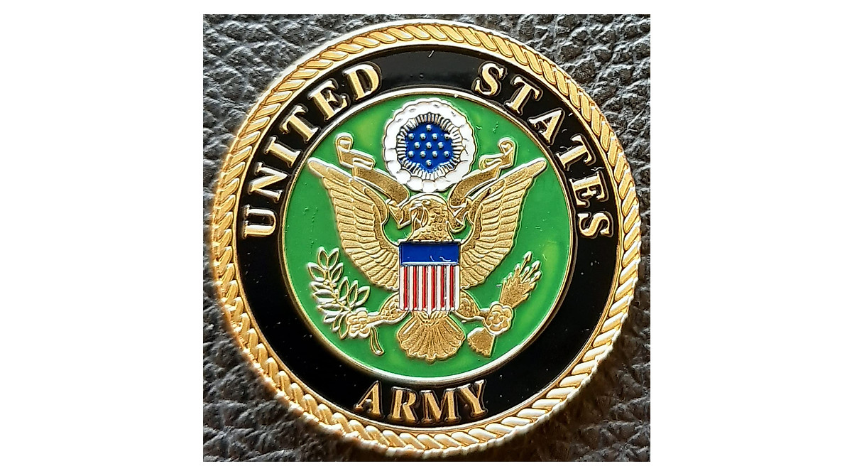 US Army Oath Challenge Coin - Custom Engraving Available