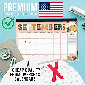 Doodle Large Desk Calendar 2023-2024 Calendar Desk Pad - 18 Month Calendar For Desk Calendars 2023-2024, 2023 Desk Planner 2023 Desk Calendar 11x17, Large Calendar 2023-2024 For Wall Calender 2023