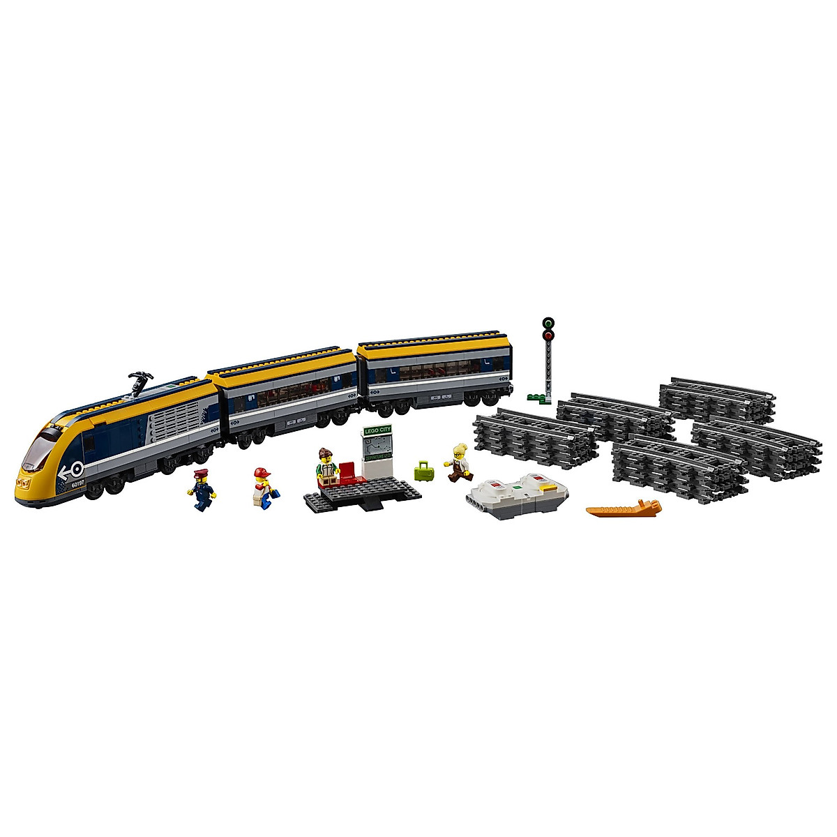 LEGO City Passenger Train 60197 Building Kit (677 Pieces)