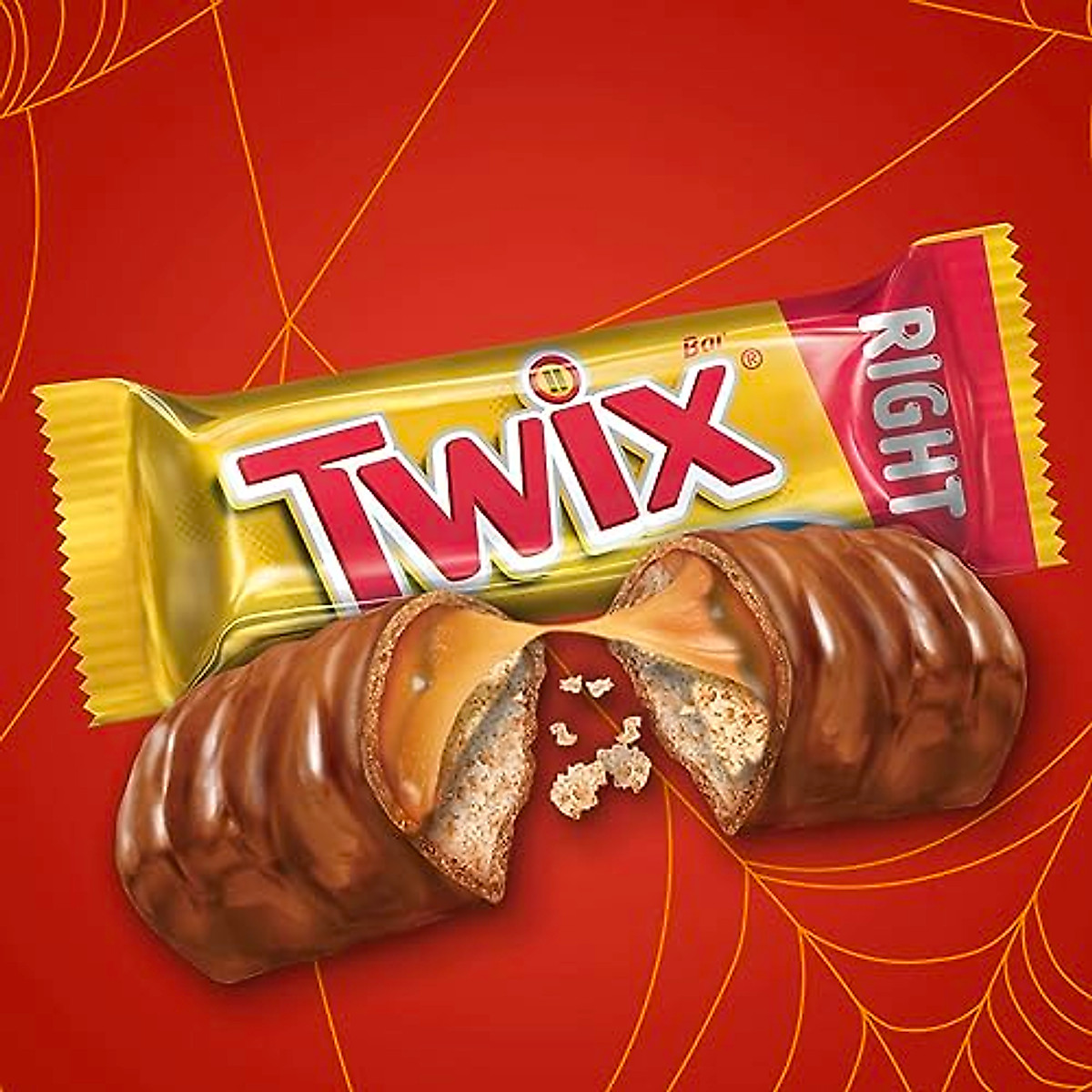 TWIX Fun Size Caramel Cookie Chocolate Candy Bars - 10.83 oz Bulk Candy Bag