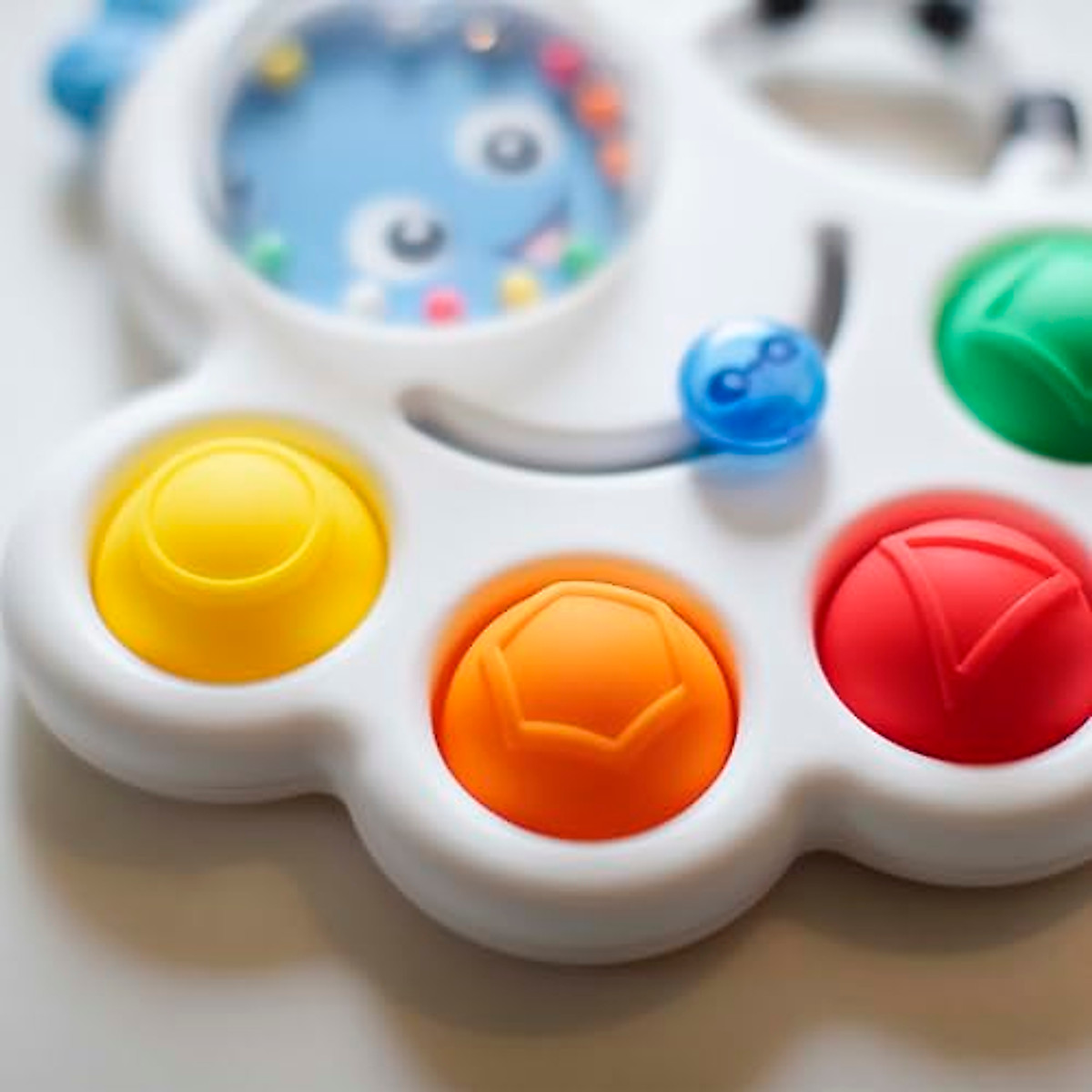 Baby Einstein Octopus 3-in-1 Bubble Pop Dimple Fidget Toy and BPA Free Teether, Age 6 Months+