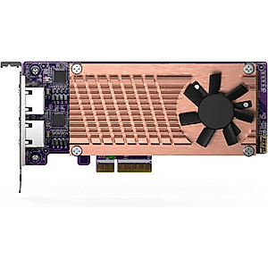 QNAP QM2-2P2G2T2 x PCIe Gen3 M.2 NVMe SSD & 2 x 2.5GbE Port Expansion Card to Enhance Performance