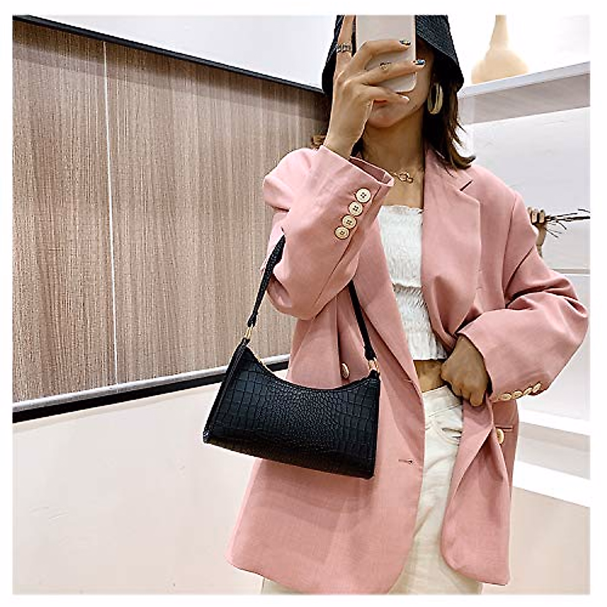 Amazingeverything Bag Purse Shoulder Bag Aesthetic Fashion Vintage Bag