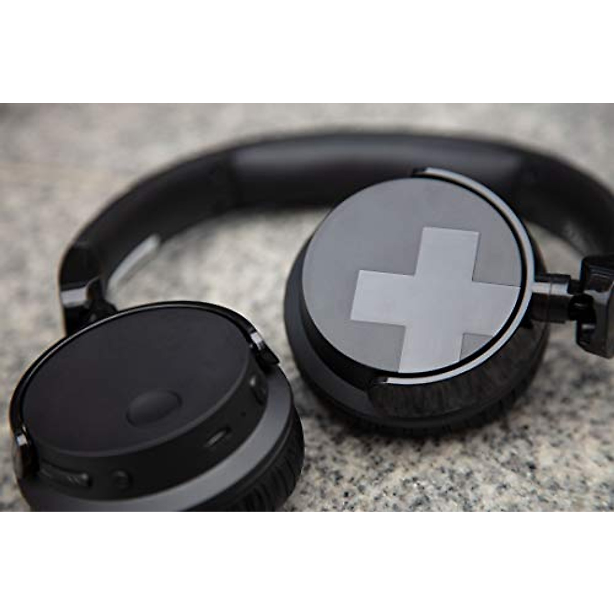 Philips Bass+ BH305 Wireless Bluetooth Active Noise Cancelling Lightweight Stereo Headphones with Up to 18 Hours of Playtime - Black (TAPH305BK)