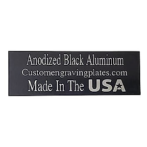 Engraving Plates Blank Anodized Aluminum Assortment 15 Piece 3-Colors Gold, Silver, & Black