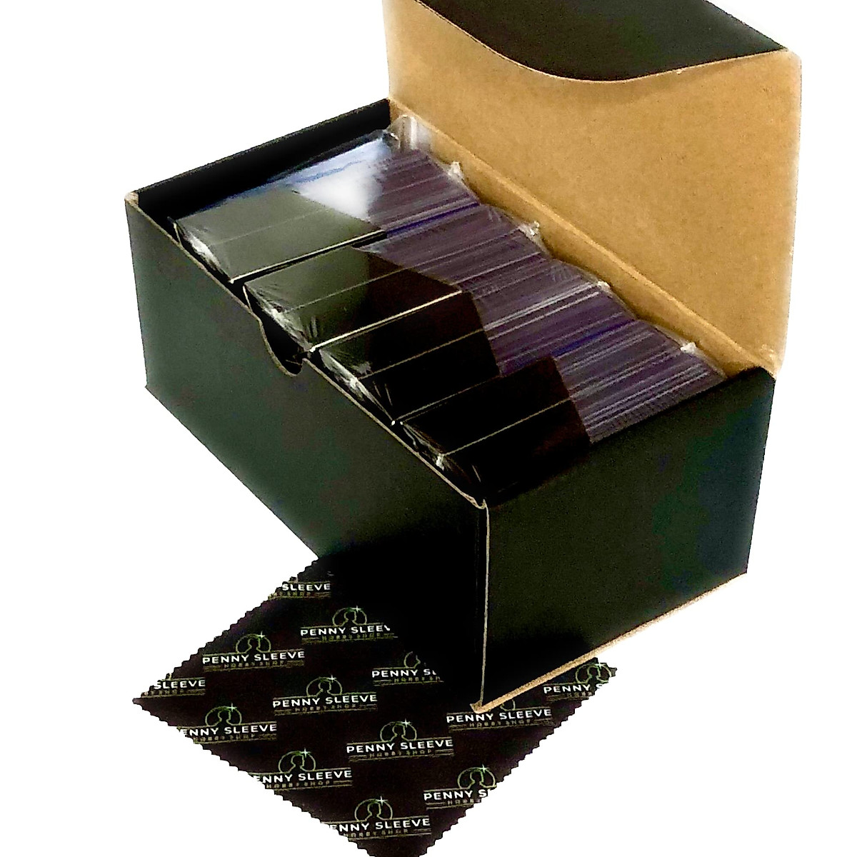 PYP Sports Card Toploaders and Sleeves Bundle, Including 100 35pt Ultra Clear Top Loaders and 100 Clear Soft Card Sleeves (100 toploaders + 100 Sleeves)