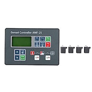 Generator set DC 8-35V AMF-25, generator automatic controller, Automatic or manual start/stop, Generator set measurement U1-U3, I1-I3, Hz, kVA, kW, kVAr, kWh