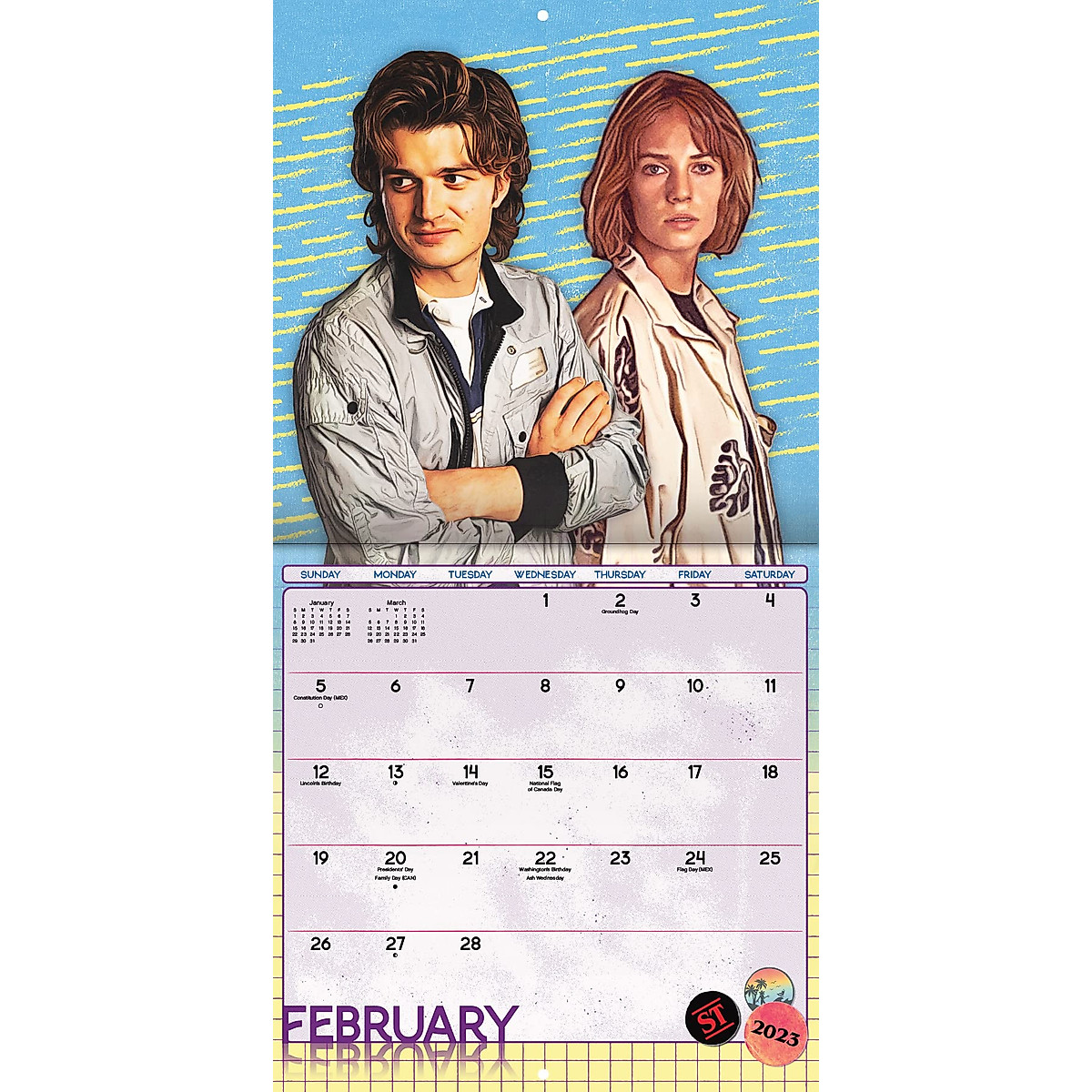 2023 Netflix Stranger Things: Season 4 Wall Calendar