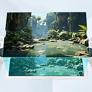 Qoosea for Sony PlayStation Portal Case Silicone Shock-Absorption Anti-Fingerprint Scratch Resistant Cover Case for PlayStation Portal - White