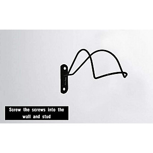 Metal Wall Hooks Helmet Rack – Heavy Duty Wall Mounted Entryway Organizer Hanger for Equestrian Helmet, Motorcycle Helmet，Hats, Caps - Sturdy & Decorative Solution to Storage Or Display - （NO Helmet ）