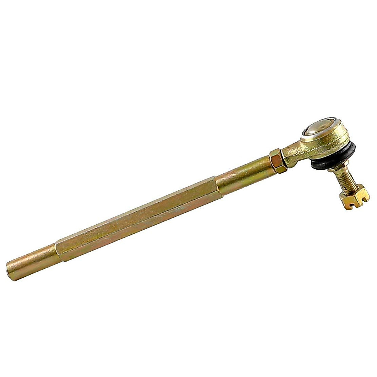 WPHMOTO Complete Steering Wheel Assembly Tie Rod Rack Adjustable Shaft Kit fit for 110cc 125cc Go Kart Bike