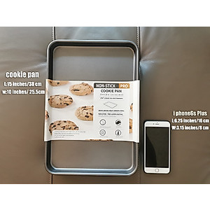 Nonstick Baking Sheet Pan for Roasting Carton Steel Cake Pan Baking Pan Cookie Sheets (15.5*10.6 in)