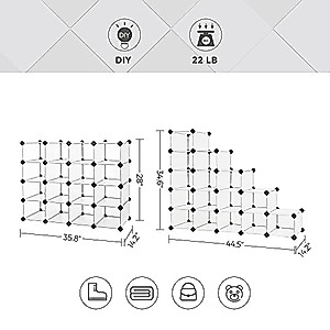 SONGMICS Shoe Rack, Space-Saving 15-Count Plastic Shoe Storage Organizer Unit, Shoe Cabinet, Ideal for Entryway Hallway Closet Garage, 14.2 x 44.5 x 34.6 Inches, Transparent ULPC44S