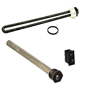 RV Wholesale Direct Surburban DSI Water Heater Maintenance Kit: Anode Rod 232767, Heater Element 520900, Element Switch 232259