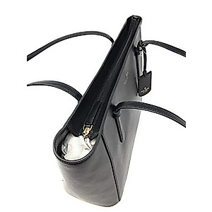 Kate Spade New York Schuyler Medium Leather Tote Shoulder Bag in Black 001