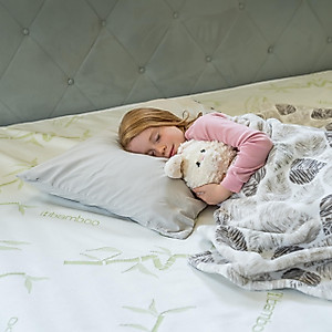 Twin Size | Waterproof Mattress Protector | Hypoallergenic, Cooling Mattress Pad Cover, Fitted Sheet Style up to 18" Deep | 100% Bamboo Viscose | by Rest Line Premium Bedding