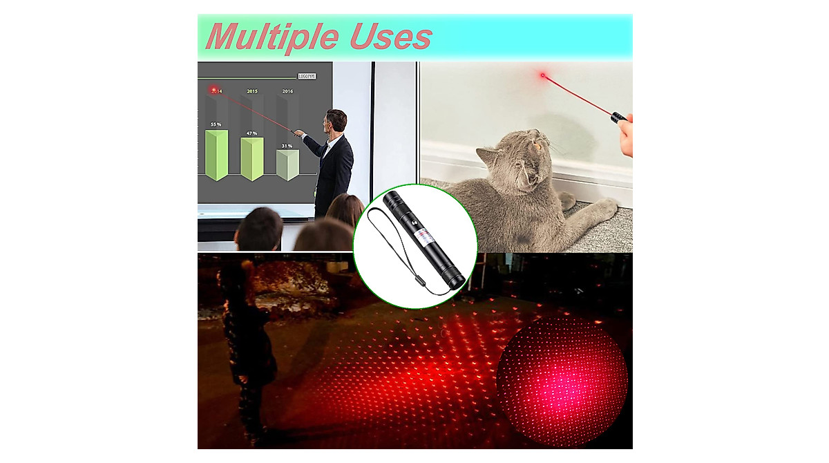 High Power Red Laser Pointer for Outdoors, Astronomy & Presentations