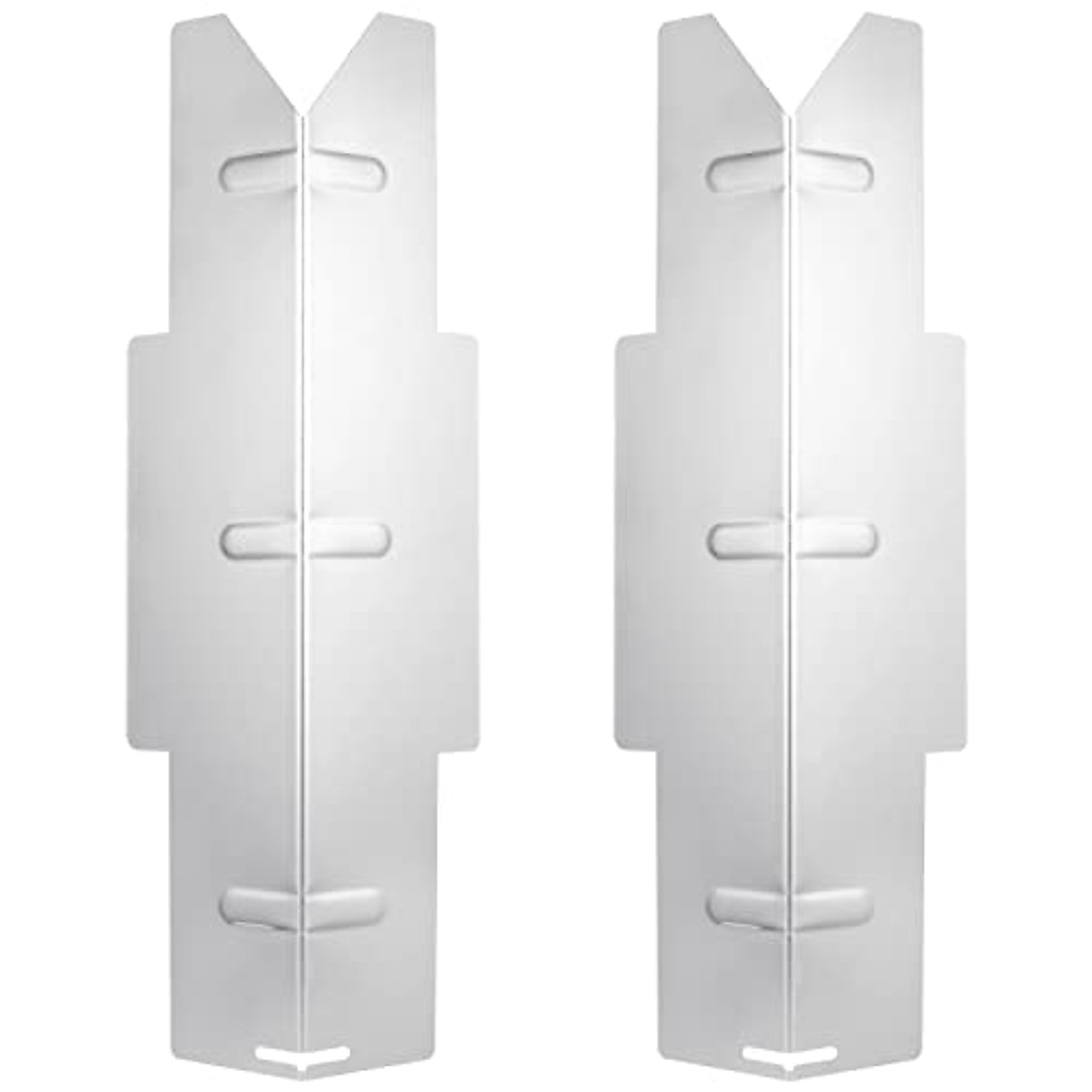 KXT Grill Heat Plates Replacement Parts for Dyna-Glo DGF350CSP, DGF350CSP-D, DGC350CNP-D, Stainless Steel Flavorizer Bar Heat Shield Tent for Dyna-Glo BBQ Grill Models (2 Pack)