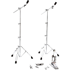 Pearl Export EXX 8-piece Double Bass Drum Set with Hardware - Pure White