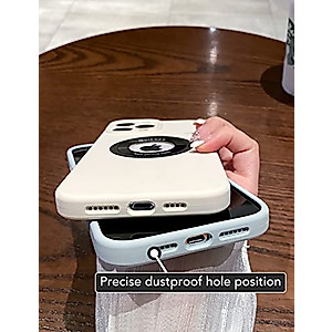 Kakalux Compatible iPhone 14Pro Design Liquid Silicone Magnetic case, Non-Stick Fingerprint Effective Smudge-Proof, Drop-Proof airbag Protection at All Four Corners, Suitable for iPhone 14Pro-Black.