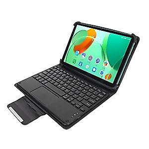 FECAMOS Tablet PC, 10. 1 Inch Tablet 4G Calling 100-240V 8GB RAM 256GB ROM Green for Study (US Plug)