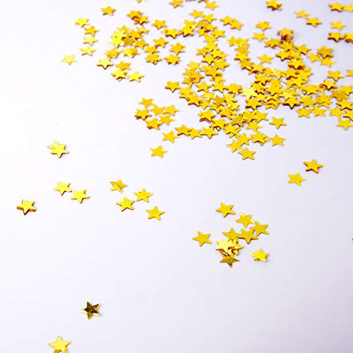 EBOOT Star Confetti Star Table Confetti Metallic Foil Stars Sequin for Party Wedding Decorations, 30 Grams/ 1 Ounce (Gold)