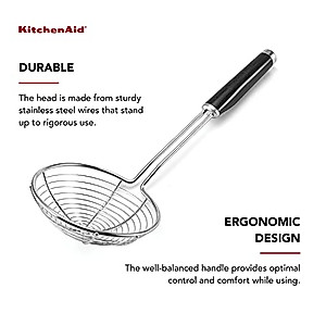 KitchenAid Classic Asian Strainer, One Size, Black 2