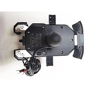 iMESTOU Anti-Theft Motorcycle Wireless Phone Mount Charger 15W & USB C 3A Handlebar 1" Ball Stem Phone Holder Works with 12V/24V Vehicle/USB Socket 720 Rotation Quick Charge for 4.0-7.0" Cellphones