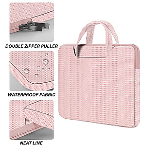 Miwasion Woven Fabric Design Compatible with MacBook Air 13 inch Case 2020-2018 Release(A2337 M1 A2179 A1932) with Touch ID & 2 Pack Keyboard Protectors,Webcam & Laptop Sleeve Bag & Screen Protector