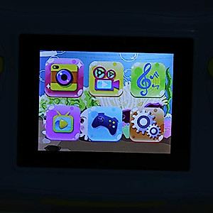 Digital Camera Toy, Battery Powered Children Camera 2.4 Inch for Story Teller for Music Player(blue)